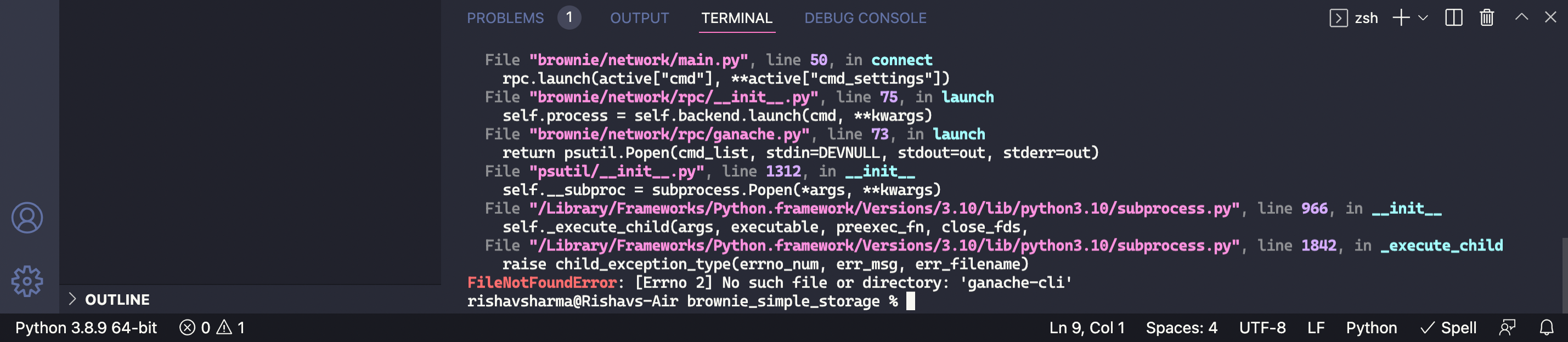 Lesson 4: FileNotFoundError: [Errno 2] No such file or directory: 'ganache-cli' · Issue #1039 ...