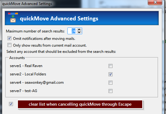 Feature Request: Escape key to "Cancel quickMove" completely · Issue #134 · RealRaven2000 ...