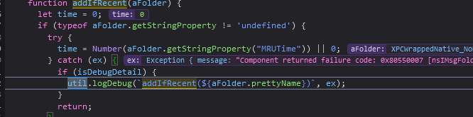 Recent folders menu doesn't show or takes a very long time · Issue #284 · RealRaven2000 ...