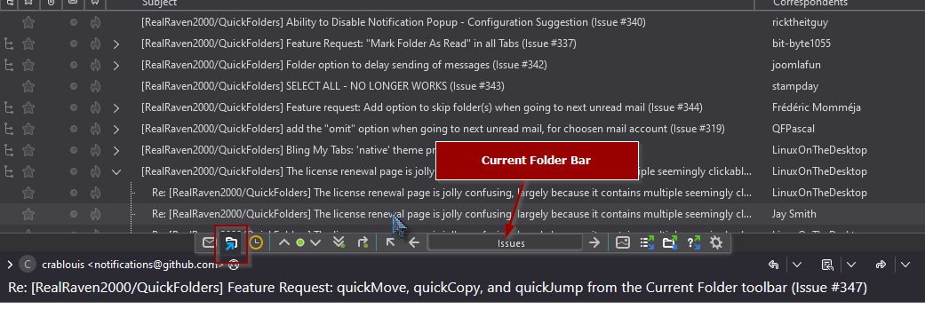 Feature Request: quickMove, quickCopy, and quickJump from center screen · Issue #347 ...