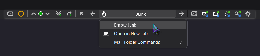"Empty Junk" command intermittently hidden from context menus · Issue ...