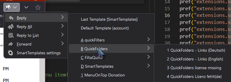 Add accelerator keys for message header button (Forward, Reply, Reply All and Reply to List ...