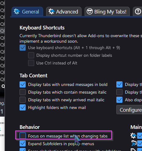 Message list scrolls to top when switching folders · Issue #417 · RealRaven2000/QuickFolders ...