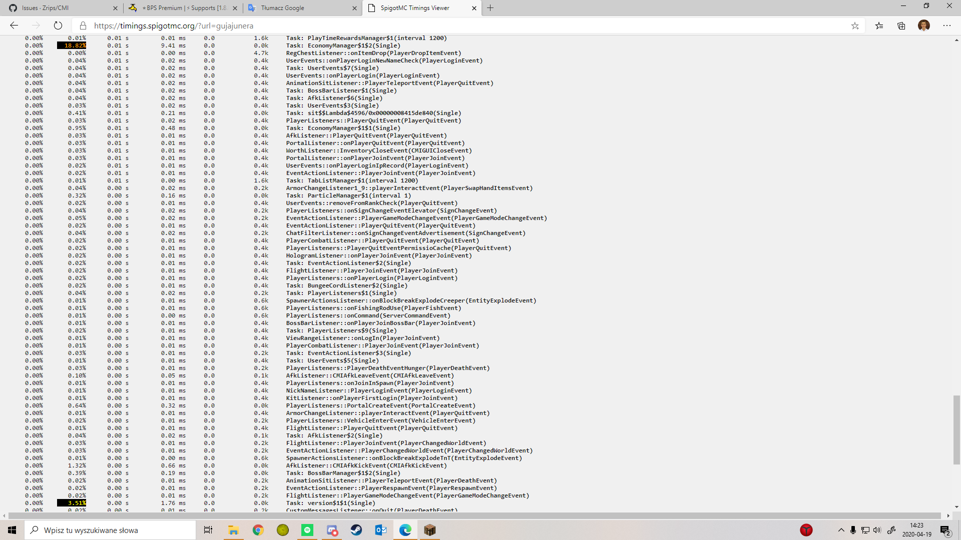 TPS drop with CMI · Issue #3139 · Zrips/CMI · GitHub