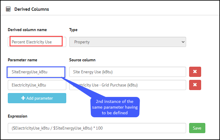Allow derived column definitions and parameters to be used in multiple derived column ...