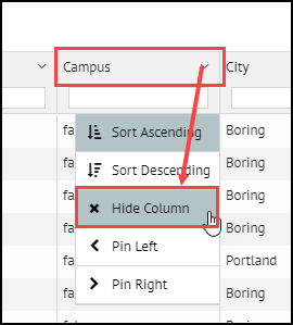 Inventory List columns disappear in Column List Profile after hiding a field in the list view ...