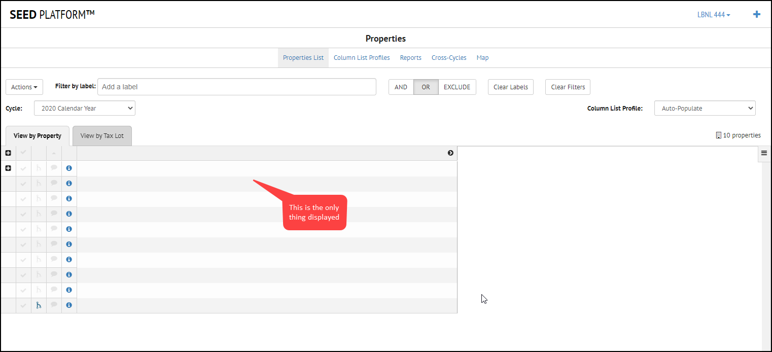 Inventory List columns disappear in Column List Profile after hiding a field in the list view ...