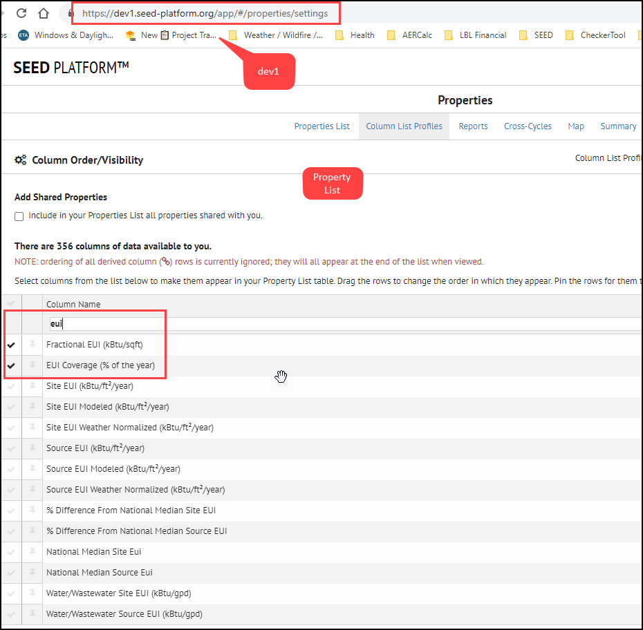 EUI Analysis -- Calculated field names are different between staging and dev1 · Issue #2984 ...
