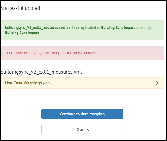 BuildingSync: improve UI/UX for initial validation · Issue #2929 · SEED-platform/seed · GitHub