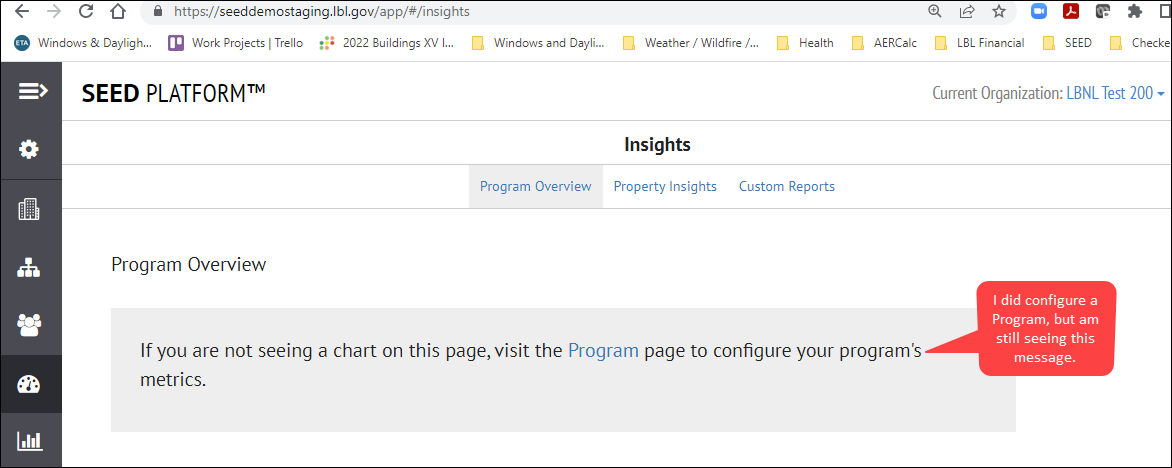 Add Program Metric Setup page Link to Property Insights Page · Issue #3628 · SEED-platform/seed ...