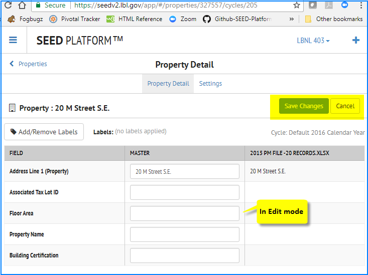 Save Changes does not appear to work in Detail View · Issue #1291 ...
