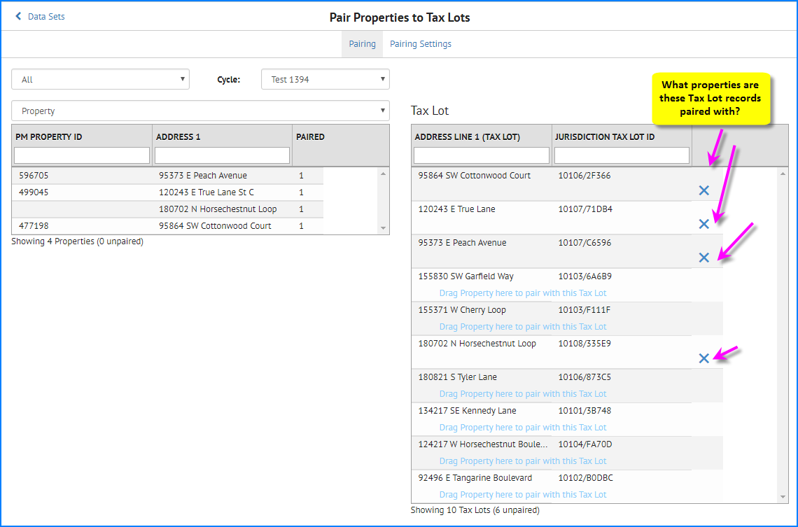 Add fields (list settings) to Pairing screen - can't see enough info to ...