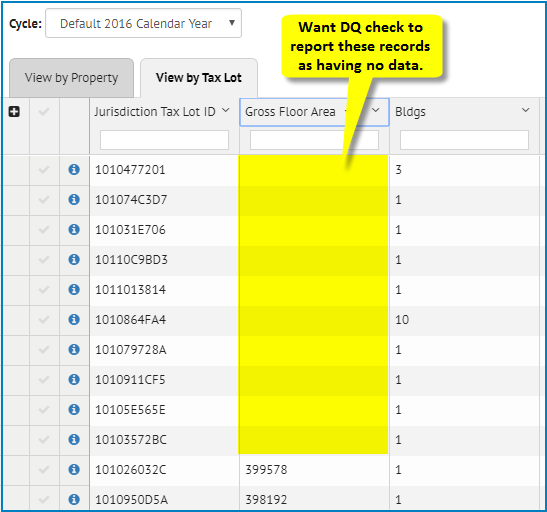 DQ results: Program doesn't tell user that a rule can't be applied due ...