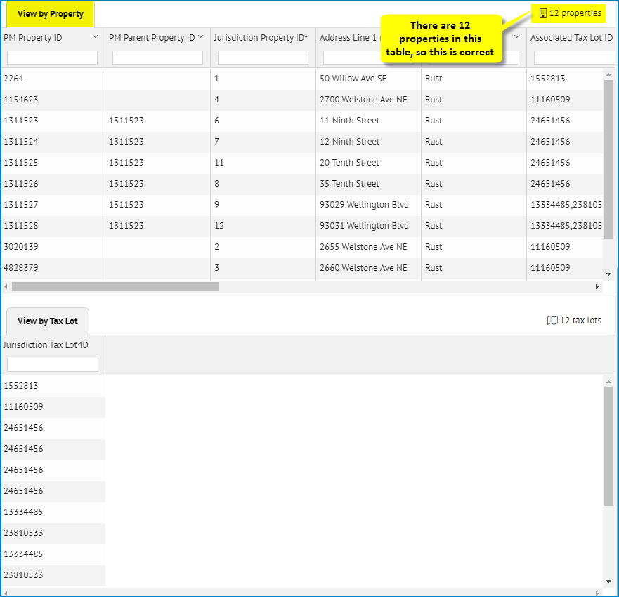 Blank record added to Tax Lot view · Issue #1292 · SEED-platform/seed ...