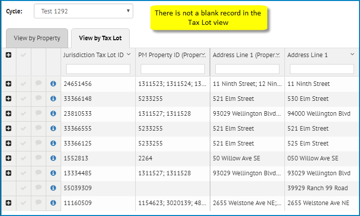 Blank record added to Tax Lot view · Issue #1292 · SEED-platform/seed ...
