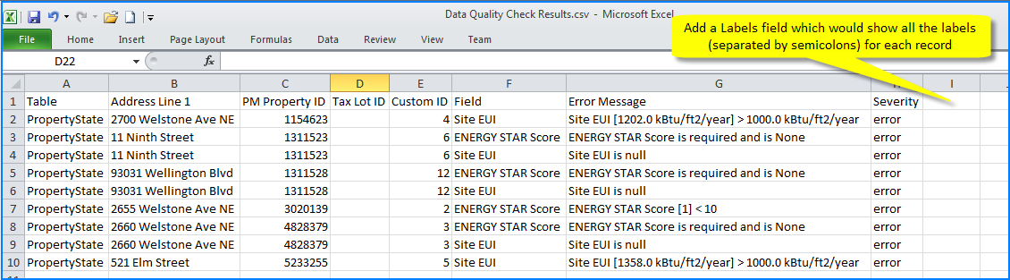 DQ: Add label field to DQ Results Modal and Export file · Issue #1819 ...