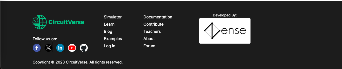 🐞 Bug - Footer elements alignment · Issue #4133 · CircuitVerse/CircuitVerse · GitHub