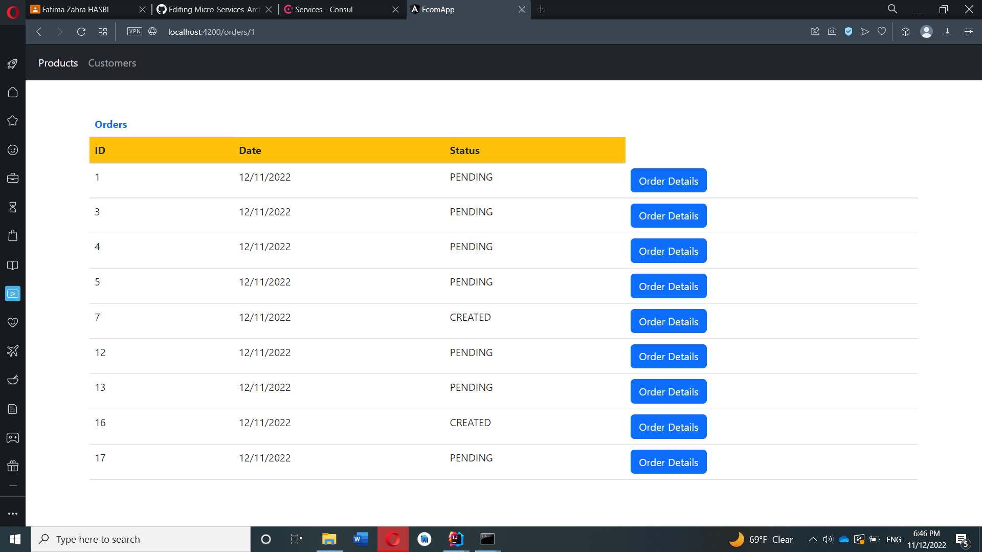 GitHub - FatimaZahraHASBI/Micro-Services-Architecture-Consul-Config-Gateway-Feign-Resilience4J ...