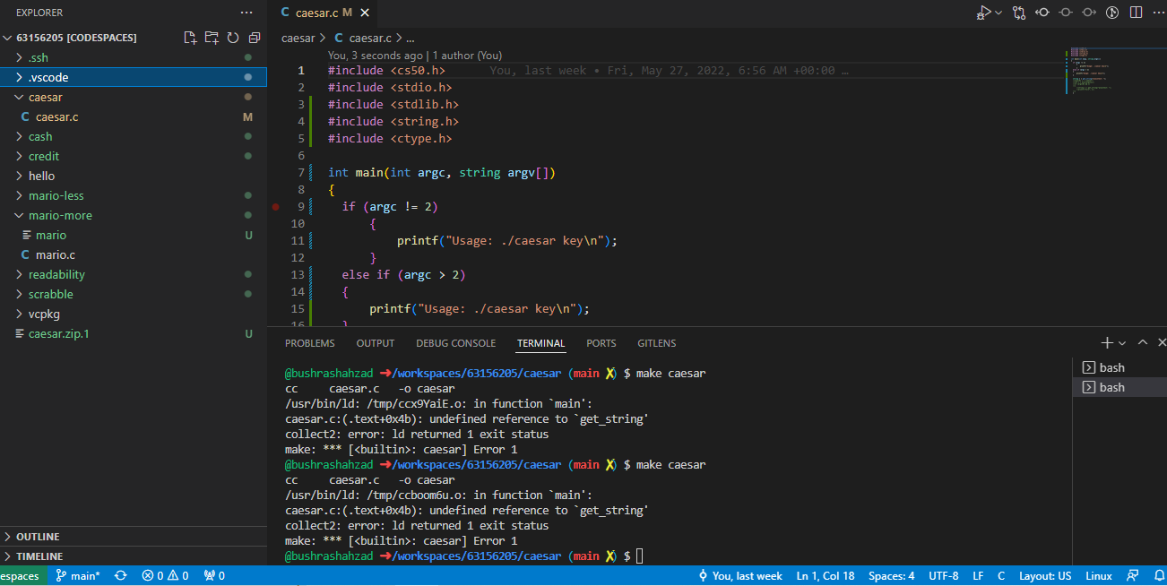 "No file or dictionary in cs50.h" · Issue #264 · cs50/libcs50 · GitHub