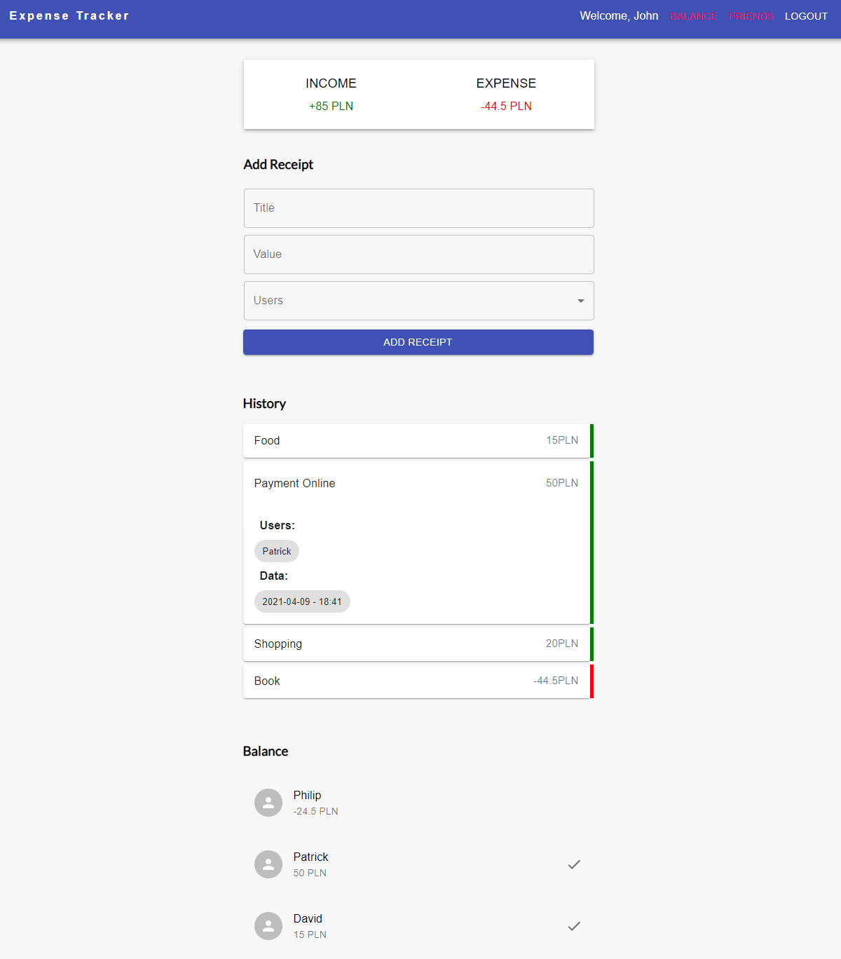 GitHub - maciejweber/expense_tracker