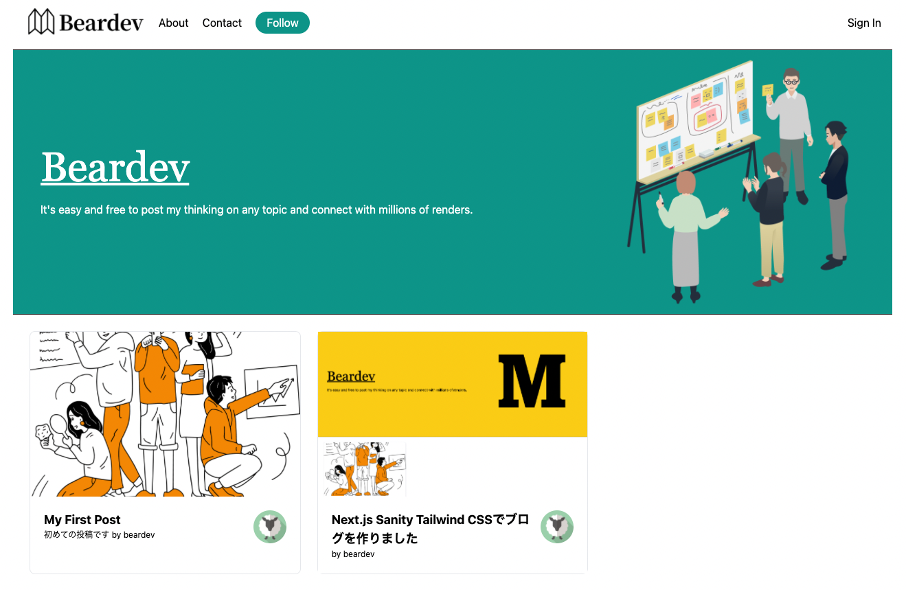 GitHub - tomoyuki-kumagai-131/next-sanity-blog: Next.js / TypeScript / Tailwind CSS / Sanity