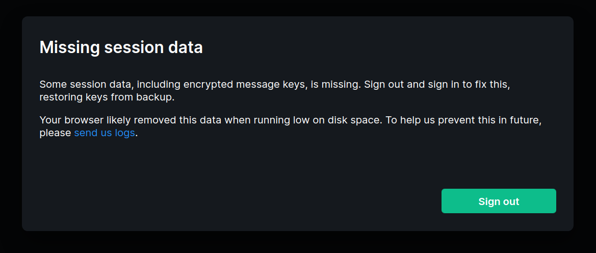 For Security This Session Has Been Signed Out After Closing Element Or Leaving It Open For