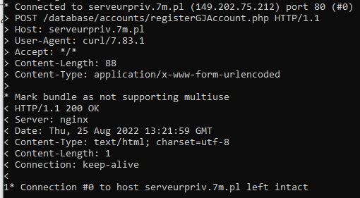 Registering always returns "Something went wrong" · Issue #65 · foxodever/BetterCvoltonGDPS · GitHub