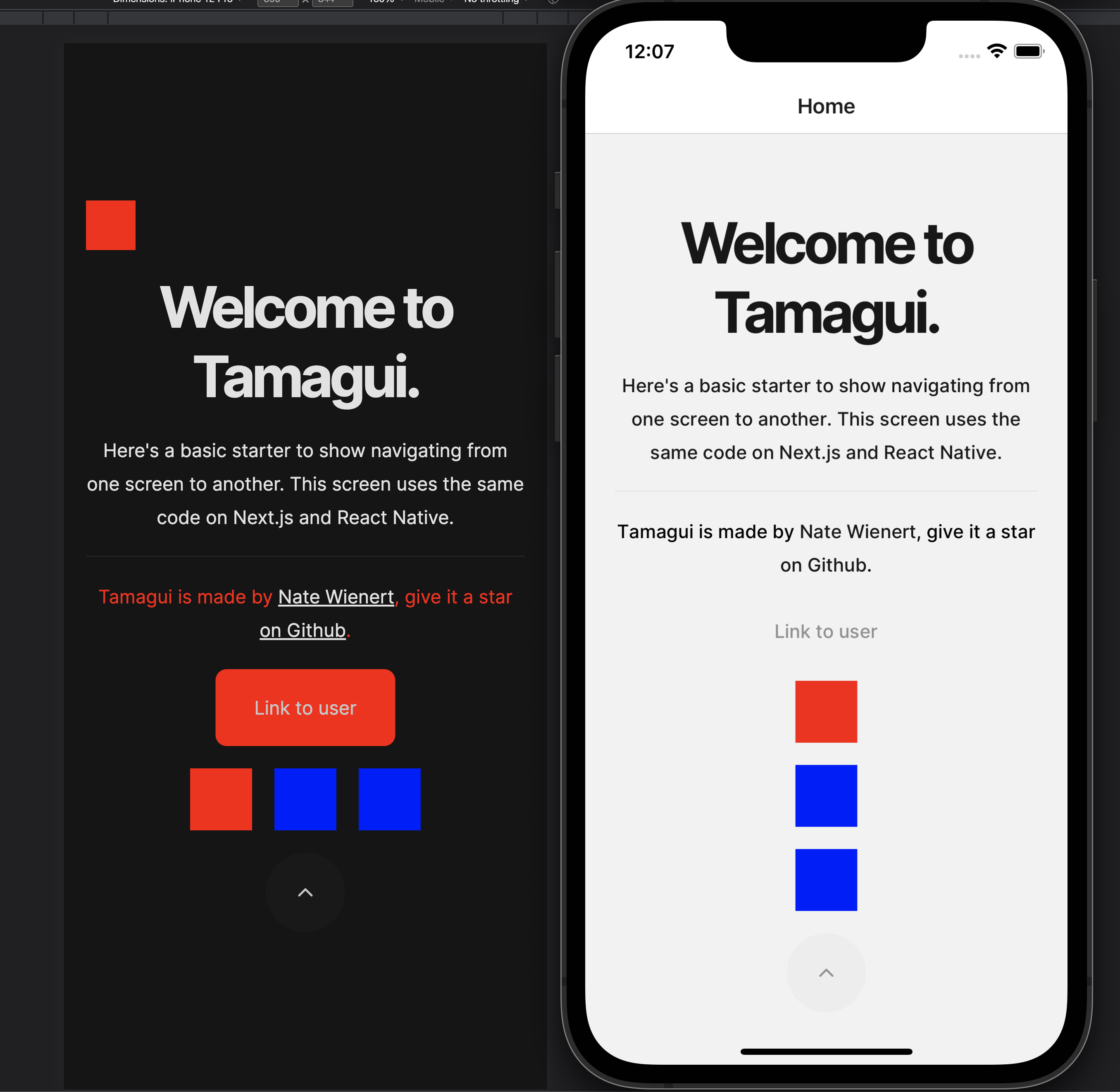 [bug] Responsive props (e.g `$gtSm`) don't work in native. · Issue #420 · tamagui/tamagui · GitHub