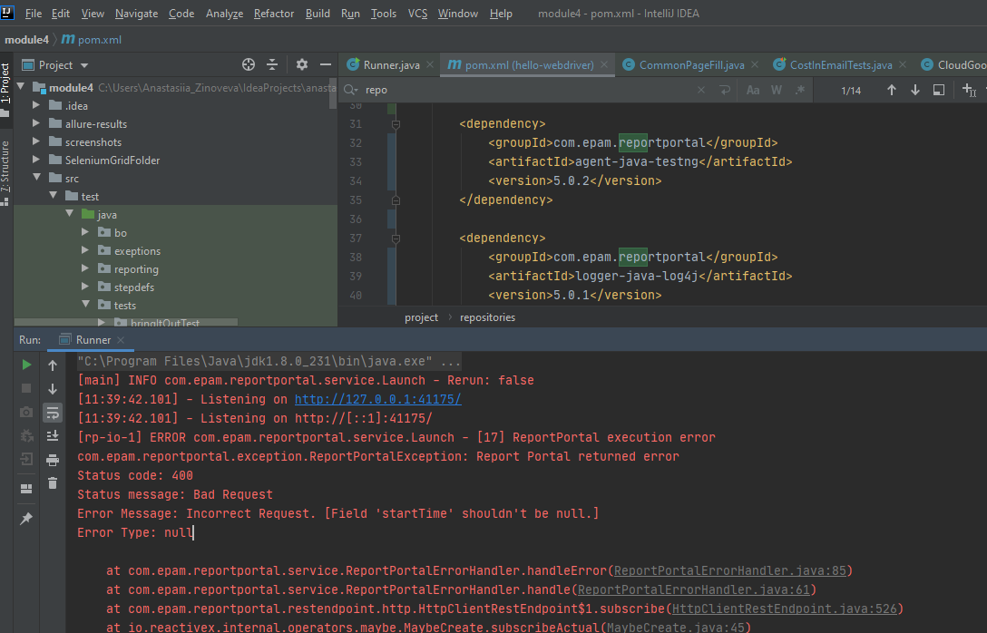 No logs in report portal · Issue #1051 · reportportal/reportportal · GitHub