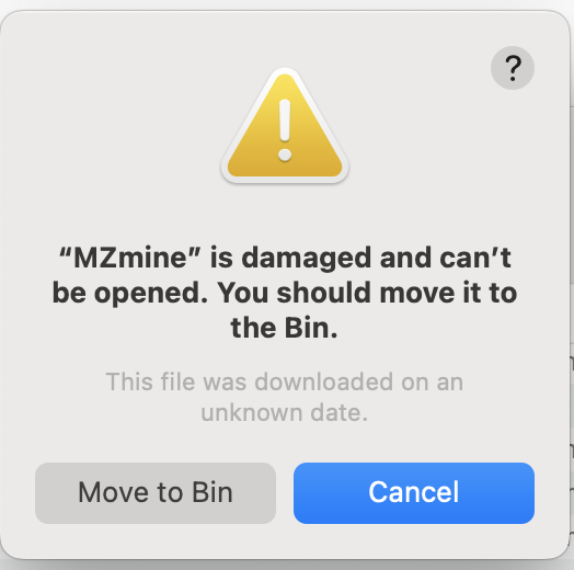 Unable to open MZmine 3 in macOS Ventura · Issue #978 · mzmine/mzmine · GitHub