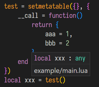 setmetatable后无法获知返回值的table · Issue #61 · Tencent/LuaHelper · GitHub