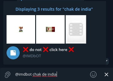 Telegram Desktop does not display Inline Query Result Photo, as displayed in Other Telegram ...