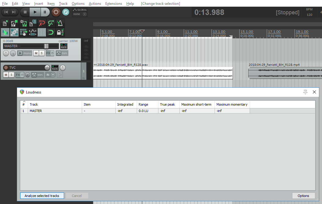 Feature request for Loudness analyzer - analyze time selection for master output · Issue #977 ...