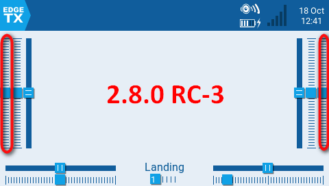 Home screen in 2.8: revert to stacking LS and EX1 sliders in same column? · Issue #2600 · EdgeTX ...