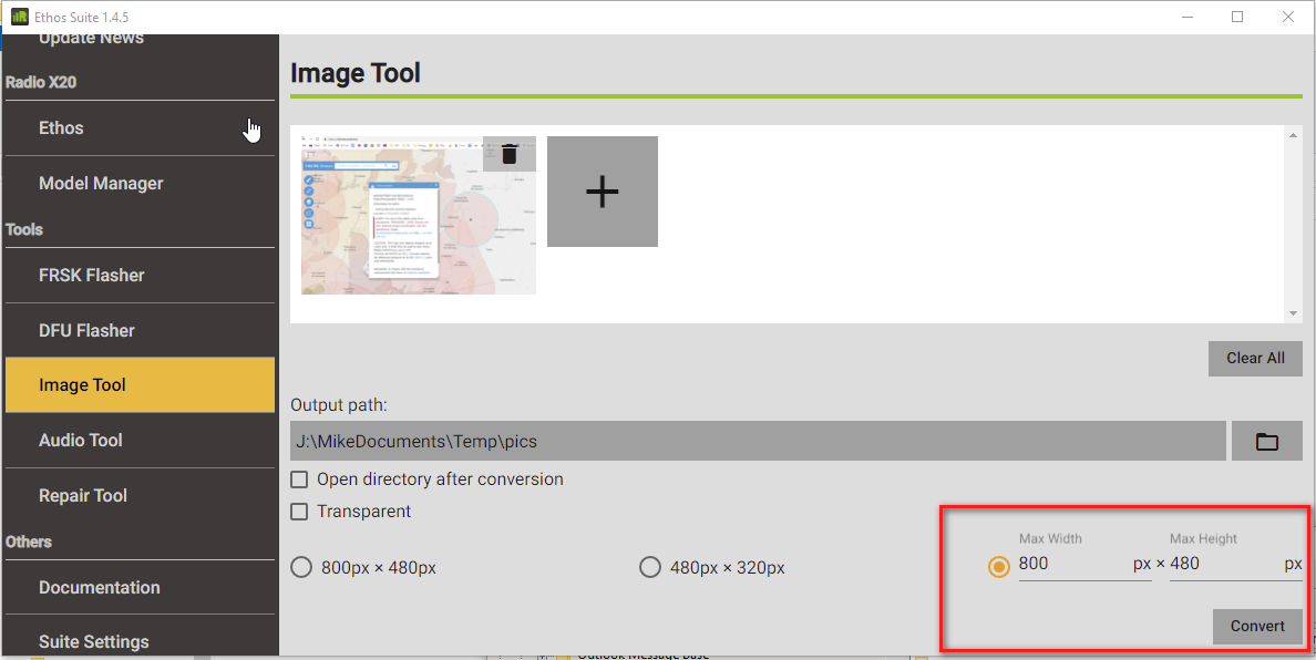 Image generated in Ethos Suite is rendered distorted · Issue #2319 · FrSkyRC/ETHOS-Feedback ...