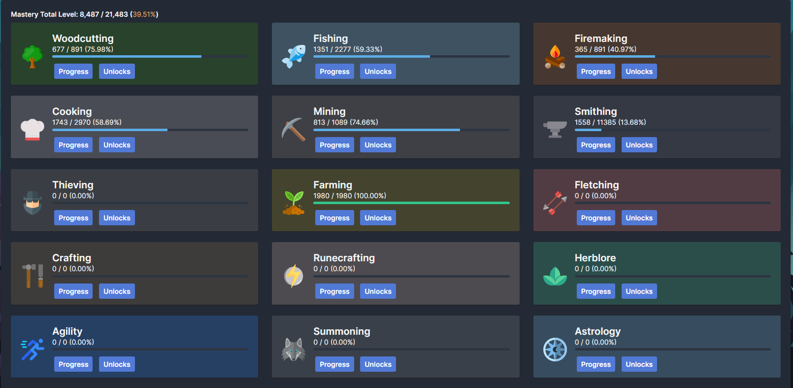 [Bug]: Completion Log of the free version contains inachievable tasks · Issue #3264 · MelvorIdle ...