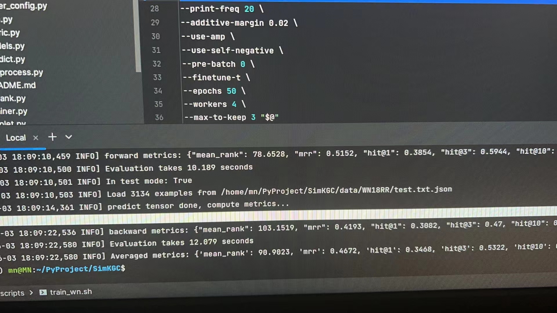 negative samplings · Issue #24 · intfloat/SimKGC · GitHub