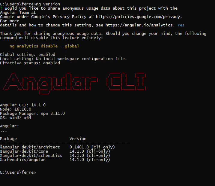 Instalación de Angular Sprint1 - PPROF2-2022ProgWeb/g05-aula2-gestiondesposito-g05 GitHub Wiki