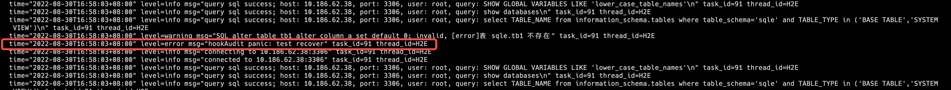 审核规则“必须使用指定数据库字符集”导致panic · Issue #758 · actiontech/sqle · GitHub