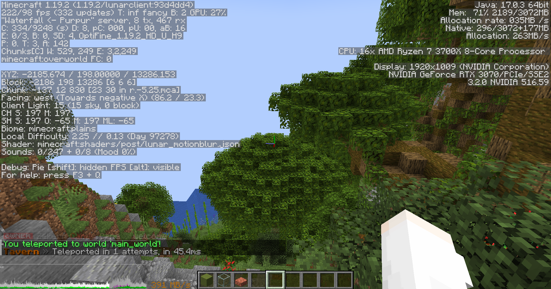 Biomes not showing up in F3 · Issue #295 · IrisDimensions/overworld · GitHub