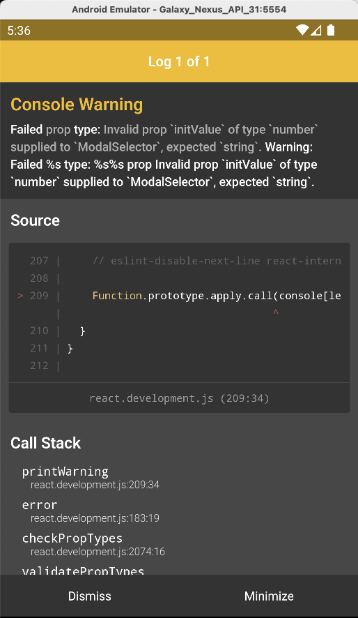 Invalid Prop Initvalue Of Type Number Warning Controls Addon With List Of Numbers