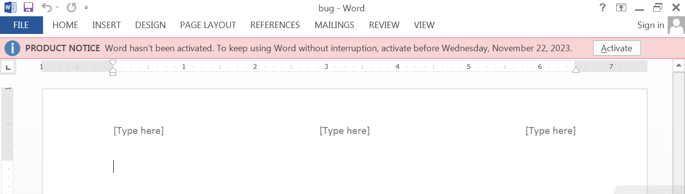 [Word Processor] Lack of MS Office Three Column Header Support · Issue ...