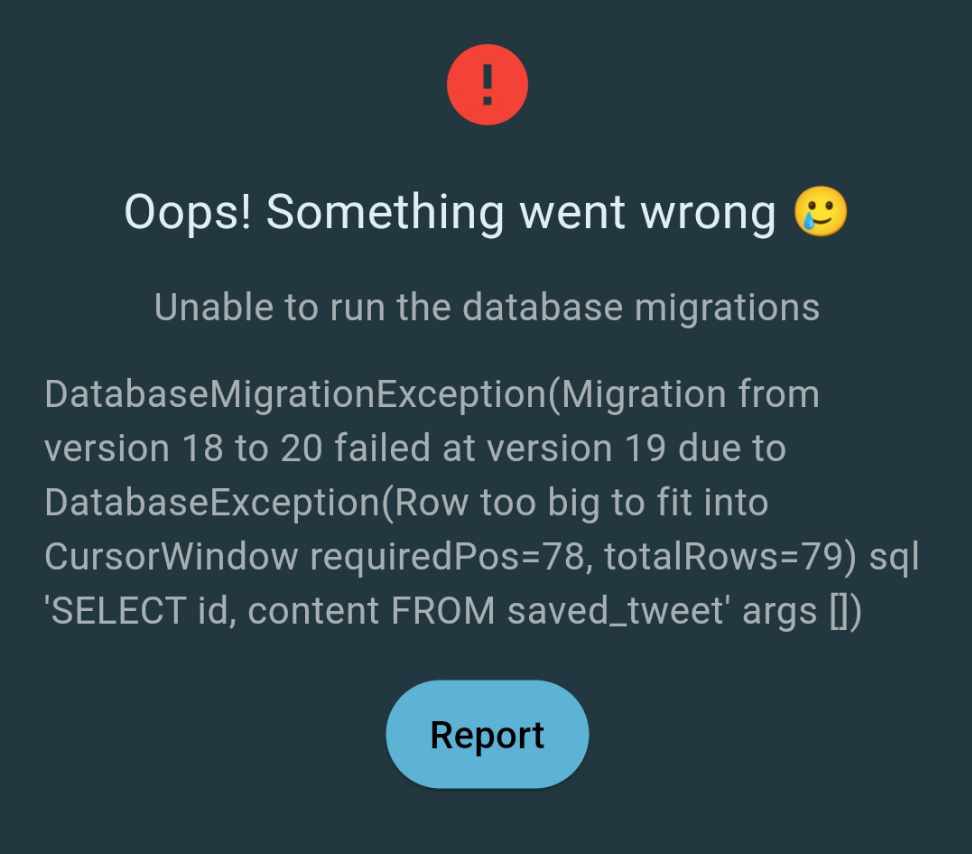 Thr app fails to load anything and shows an error [BUG] · Issue #745 · jonjomckay/fritter · GitHub