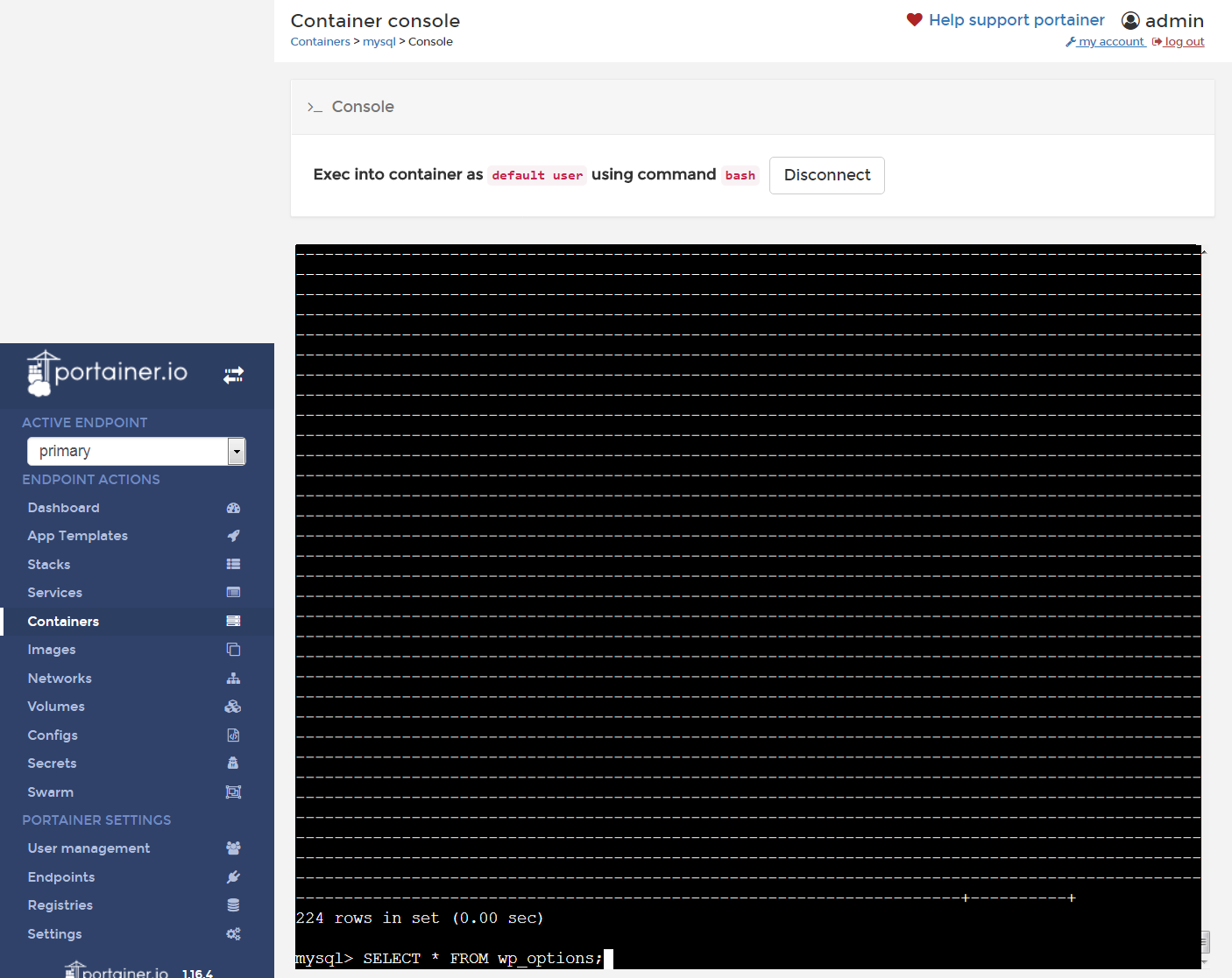 Console window jumps out of focus leaves the input line invisible · Issue #1792 · portainer ...