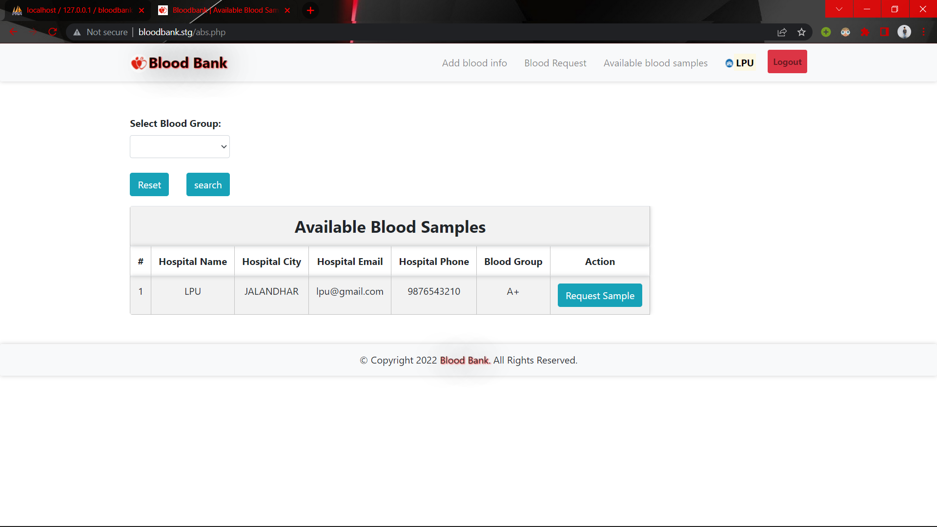 GitHub - rajat7k/Blood-Bank-Management-System: Blood bank management ...