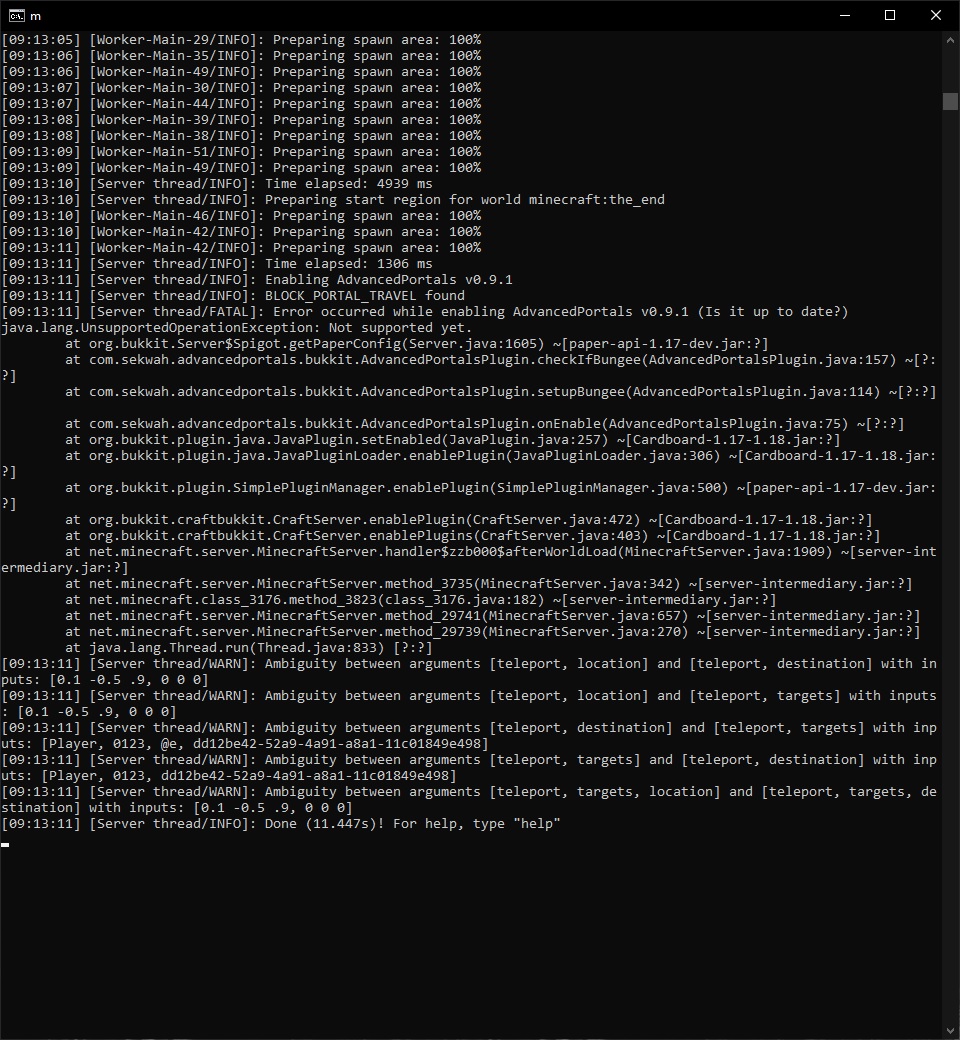 Support for Advanced Portals · Issue #323 · CardboardPowered/cardboard · GitHub