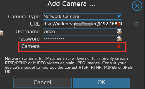 Unable to connect to IP camera Internec i6.4-C series · Issue #2868 · motioneye-project ...