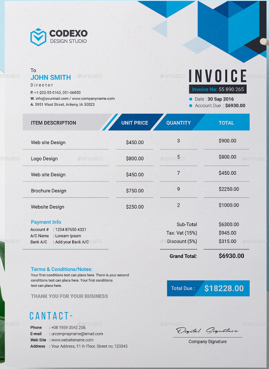 Templates Material Design Invoice · Issue #4 · marekmitko/accounting ...