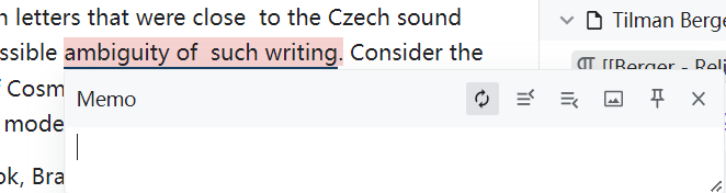 Allow using formatting, links and embeds within "Memo" · Issue #7870 · siyuan-note/siyuan · GitHub