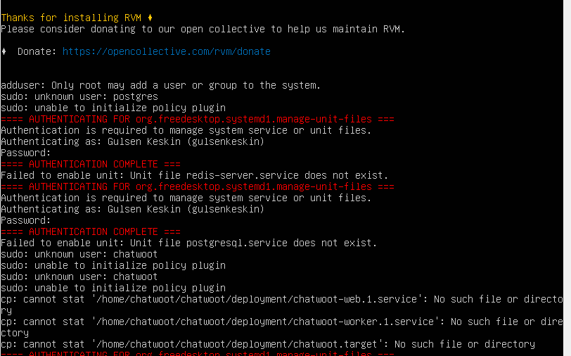 Installing Chatwoot Via Linux Vm Script · Issue 4451 · Chatwoot Chatwoot · Github